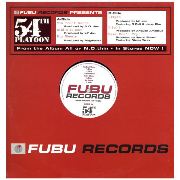 製造国 : US　　リリース年 : 2003　　レーベル : Fubu Records　　品番 : AE 51293　　　　角折れ有。ニューオーリンズ産の人気グループが'03にリリースしたアルバム"All Or Nothin'"からのEP盤...