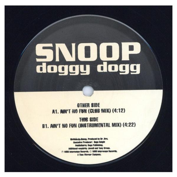 製造国 : UK　　リリース年 : 2001　　レーベル : Interscope Records　　品番 : none　　　　ウェッサイ/HipHop史に残る'93リリースの1stアルバム"Doggystyle"からのホワイトシングル。N...