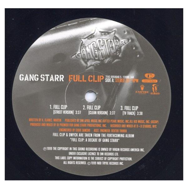 製造国 : UK　　リリース年 : 1999　　レーベル : Cooltempo / Noo Trybe / Empire Artist Management　　品番 : 12COOL 344 / 7243 8959646 5 　　　　B-...