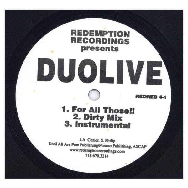 製造国 : US　　リリース年 : 1998　　レーベル : Redemption Recordings　　品番 : REDREC 4-1　　　　Duo Die名義"Ghetto Games"やDvodie名義"DD7"等のレア盤で知られる...