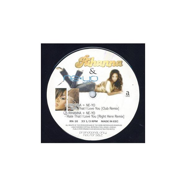 製造国 : JAPAN　　リリース年 : 2007　　レーベル : Not On Label　　品番 : RN-16　　　　Rihannaが'07にリリースしたアルバム"Good Girl Gone Wild"に収録のNe-Yoを迎えた人気...
