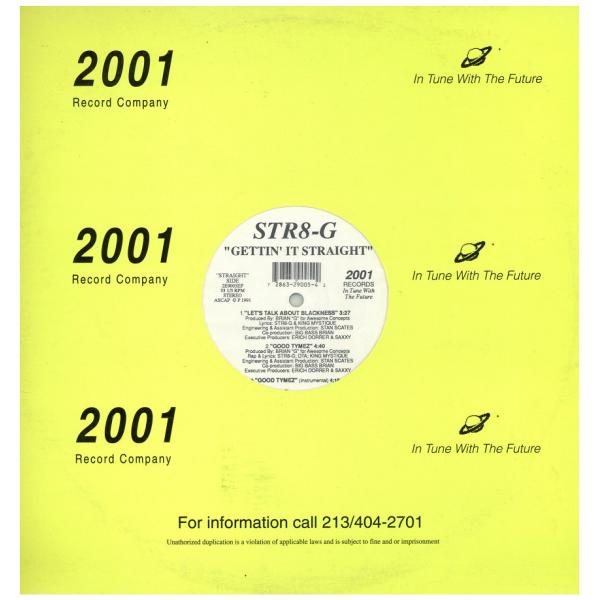製造国 : US　　リリース年 : 1991　　レーベル : 2001 Records　　品番 : 2E9005EP　　　　2001 Recordsカンパニースリーブ。スリ傷有るがプレイＯＫ。US Org。Gクラシックス"Shadow Of...