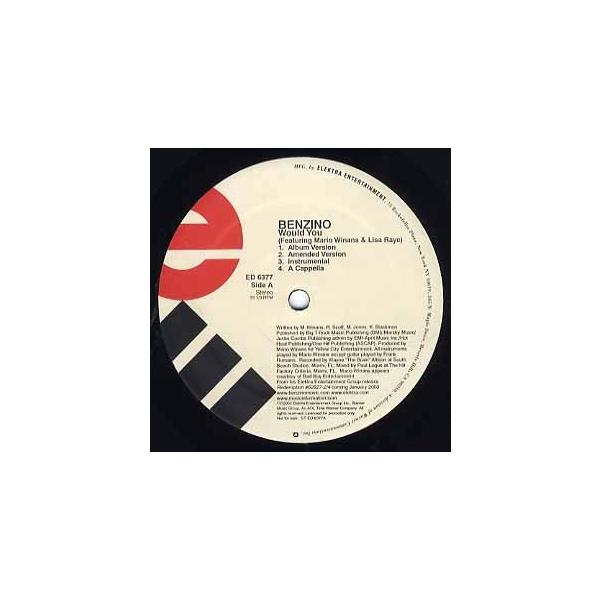 製造国 : US　　リリース年 : 2002　　レーベル : ELEKTRA　　品番 : ED 6377　　　　'02リリース作!! US Promo盤がデッドストック入荷!! まずはfeat Mario Winans &amp; Lisa...