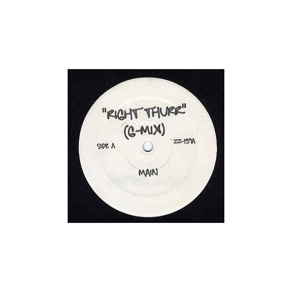製造国 : US　　リリース年 : 2003　　レーベル : WHITE　　品番 : ZZ-139　　　　ホワイト盤ですがG-Unit入りしたYoung Buckと50Centがタイトル通り大ヒット曲Chingy"Right Thurr"の...