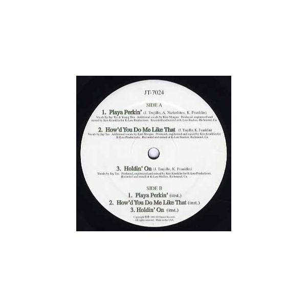 製造国 : US　　リリース年 : 2003　　レーベル : 40 OUNCE　　品番 : JT-7024　　　　今や廃盤の2003年の人気盤!! チカーノラッパーの重鎮でN2DeepのJay Teeの名盤"So Cold"から、3曲をカッ...