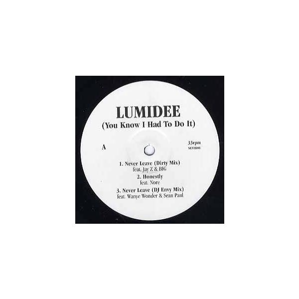 製造国 : UK　　リリース年 : 2003　　レーベル : WHITE　　品番 : NEVER01　　　　再入荷！デビューシングル"Never Leave You"が大ヒットした彼女の"Never Leave..."のRemix違いを4V...