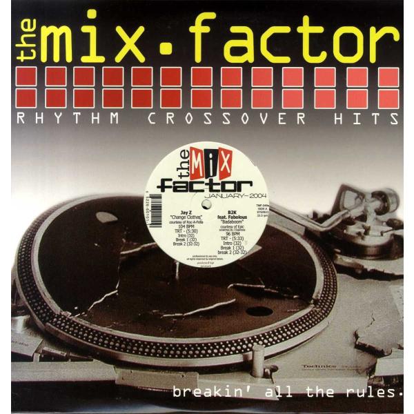 製造国 : US　　リリース年 : 2004　　レーベル : MIX FACTOR　　品番 : TMF-049　　　　未使用で再入荷。リリース時に人気のあるプロモや人気の新曲を中心にイントロ、中盤のブレイク、最後にまたブレイクをちゃんとつけ...