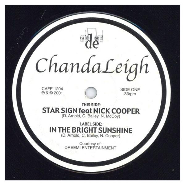 製造国 : UK　　リリース年 : 2001　　レーベル : Cafe De Soul　　品番 : CAFE 1204　　　　C-NarioやLeena Conquest等の激レア音源で知られるUK歌モノ好きにはお馴染みのCafe De S...