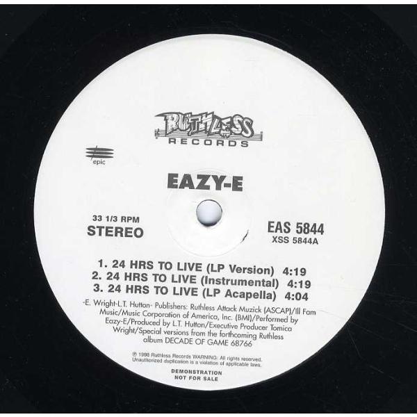 製造国 : US　　リリース年 : 1998　　レーベル : Ruthless Records / Epic　　品番 : EAS 5844　　　　未使用デッドストック!! Ruthlessの設立１０周年を記念した'98リリースのBest A...