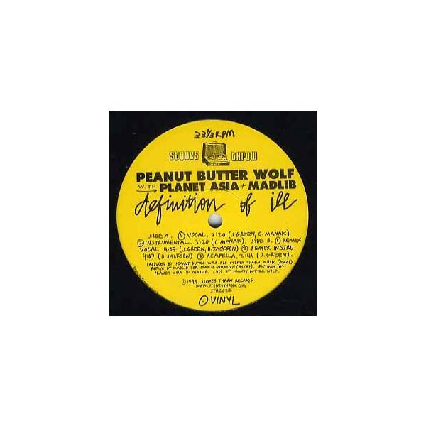 製造国 : US　　リリース年 : 1999　　レーベル : Stones Throw Records　　品番 : STH2022 　　　　'99リリース作。デッドストック入荷。Stones Throw主宰、Peanut Butter Wo...
