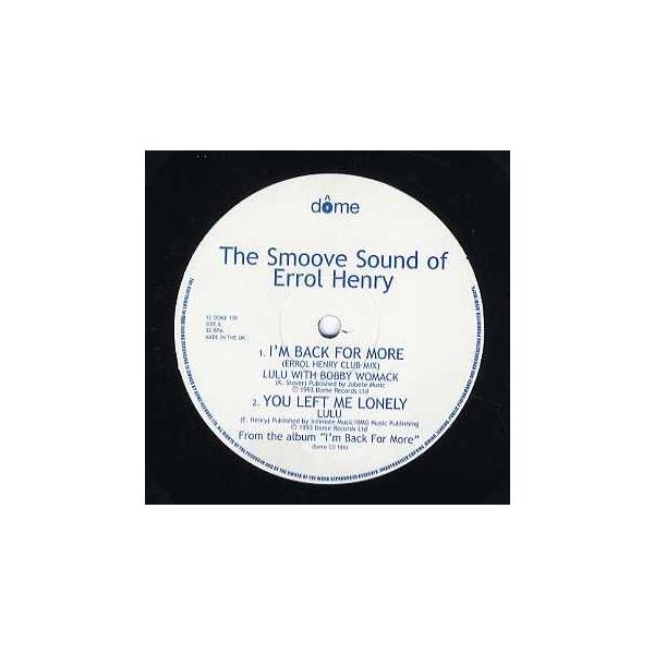 製造国 : UK　　リリース年 : 2000　　レーベル : DOME　　品番 : 12 DOME 139　　　　UK Dome Labelのコンピ！Lulu &amp; Bobby Womackの"I'm Back For More"収録!!