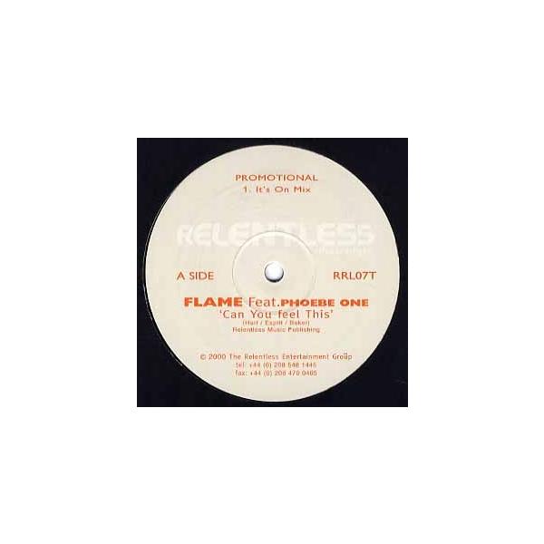 製造国 : UK　　リリース年 : 2000　　レーベル : Relentless Records　　品番 : RRL07T　　　　'00リリース作!! UK Promoオンリー盤がデッドストック入荷!! FlameなるUKのフィメールR&...