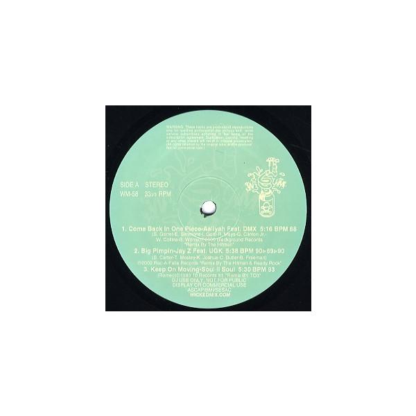 製造国 : US　　リリース年 : 2000　　レーベル : WICKEDMIX　　品番 : WM-58　　　　この人気Mixシリーズの58番が中古ながら再入荷!! 当時の大人気の曲を使いやすいEditで収録されておりDJには絶大の人気シリ...