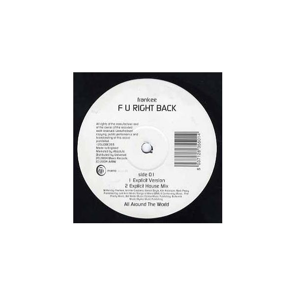 製造国 : UK　　リリース年 : 2004　　レーベル : ABSOLUTE　　品番 : 12GLOBE355　　　　2004年の人気盤が1枚のみ中古で再入荷！盤質は(A-)です。過激な歌詞の内容ながら大ヒットしたEamonのヒット"Fu...