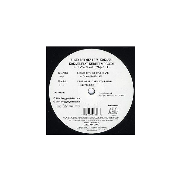 製造国 : GERMANY　　リリース年 : 2004　　レーベル : DOGGYSTYLE　　品番 : JIG 5047-12　　　　未使用盤がデッドストック入荷。ドイツの"Doggystyle"より、Kokaneが参加した曲等を集めたコ...