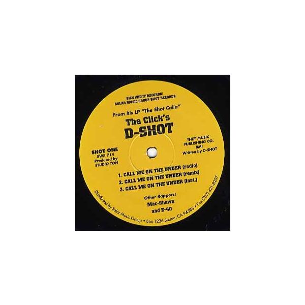 製造国 : US　　リリース年 : 1994　　レーベル : SICK WID' IT　　品番 : SWR714　　　　US Org!! E-40の兄弟でありThe Clickのメンバーとして活躍する彼の'94デビューAlbum"The S...