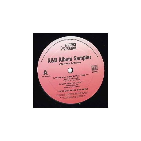 製造国 : US　　リリース年 : 2005　　レーベル : WHITE　　品番 : 13092-1　　　　再入荷！"R&amp;B Album Sampler"と題した新コンピシリーズが入荷！収録はDream TeamがProduceを手...