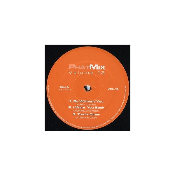 製造国 : UK　　リリース年 : 2006　　レーベル : WHITE　　品番 : VOL-13　　　　UKからレゲエ、R&amp;Bブレンドシリーズ"Phat Mix"のVol.13が入荷！Mary J Bligeの大ヒット"Be Wi...