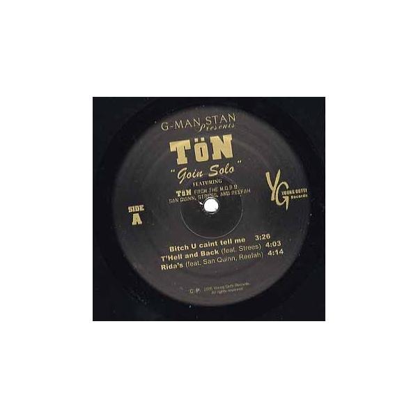 製造国 : US　　リリース年 : 2006　　レーベル : Young Gotti Records　　品番 : YG-003　　　　ベイ・エリアの伝説的アーティストのTha M.O.B.B.のメンバーのTONの未発表曲を3曲収録したEP盤...