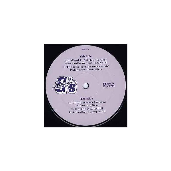 製造国 : JAPAN　　リリース年 : 2006　　レーベル : Europian G's　　品番 : EGR-001　　　　今が旬のヨーロッパ産G-Rapの中から、レア音源ばかりを収録した熱いコンピシリーズ！Mack10からフレンチラッ...