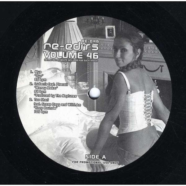 製造国 : US　　リリース年 : 2006　　レーベル : WHITE　　品番 : RE-046　　　　再入荷！今回も最新強力ヒット満載！DJには使い易いようにイントロ、アウトロがEditされた新しいMixシリーズ"Re-Edits"のV...