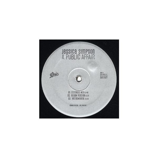 製造国 : US　　リリース年 : 2007　　レーベル : Epic　　品番 : 82876 87091 1　　　　'99にデビュー、いきなり全世界で400万枚を売り上げた白人実力派アイドルセレブシンガージェシカ・シンプソンのアルバム"A...