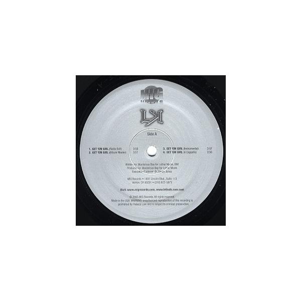 製造国 : US　　リリース年 : 2005　　レーベル : MIG RECORDS　　　　　　'05少量プレスだったカリフォルニアのLKのプロモが激少入荷！Lethal MusicのMurderous Bayが手掛けた電子音リフが効いたバ...