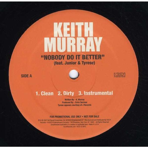 製造国 : US　　リリース年 : 2006　　レーベル : KOCH INT　　品番 : KOC-12-5972　　　　'03 Def Jamから"He's Keith Murray"以降マイナー落ちし、リリースも無く昨年Kochからシン...