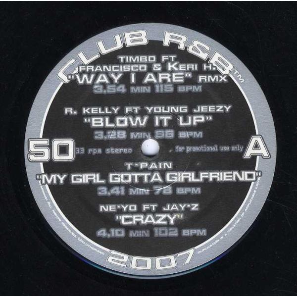 製造国 : GERMANY　　リリース年 : 2007　　レーベル : Club R&amp;B　　　　　　最新音源や未発表リミックス音源を多数収録するコンピシリーズ"Club R&amp;B"の第50弾の登場！アナログカットされていない曲...