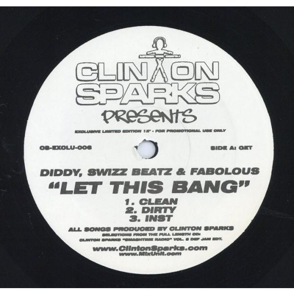 製造国 : US　　リリース年 : 2007　　レーベル : CLINTON SPARKS　　品番 : CS-EXCLU-006　　　　"Roc Cafe"がロング・ヒットするClinton Sparksによる最新音源！ 客演にDiddy,...