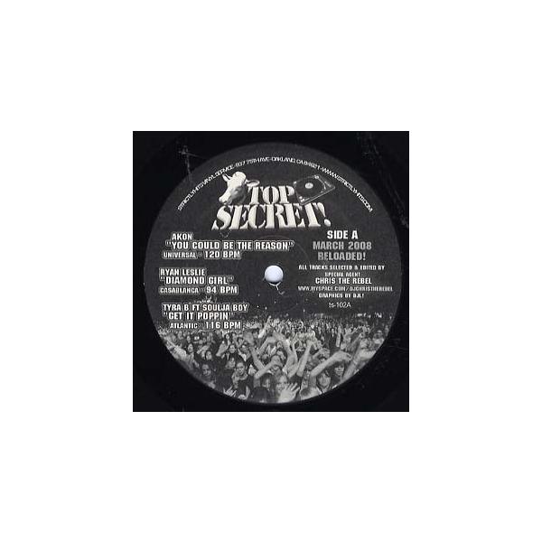 製造国 : US　　リリース年 : 2007　　レーベル : TOP SECRET　　品番 : TS-102　　　　DJ Chris The Rebelがセレクト&amp;エディットし、イントロにブレイクを付けてレア音源、最新人気曲を集めた...