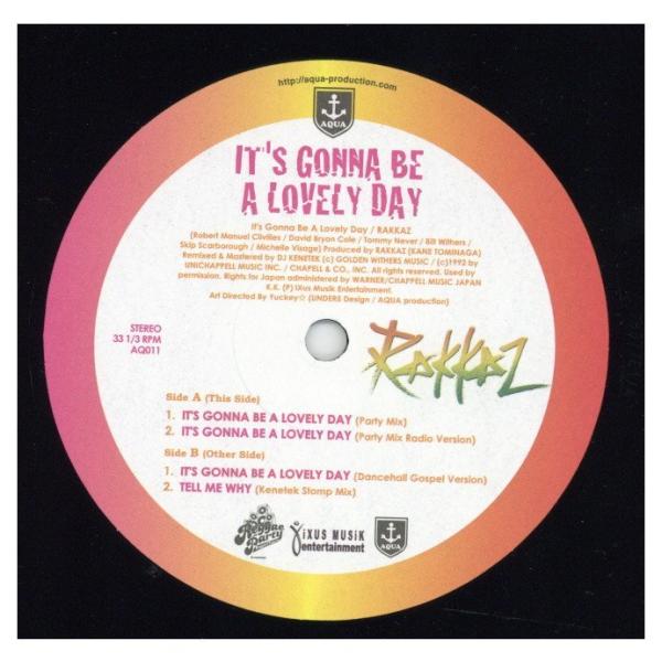 製造国 : JAPAN　　リリース年 : 2008　　レーベル : AQUA　　品番 : AQ011　　　　こんなにアッゲ・アゲな"Lovely Day"聴いたことない!! Bill Withersの名曲をフロア受け抜群のピーク・タイム仕様...