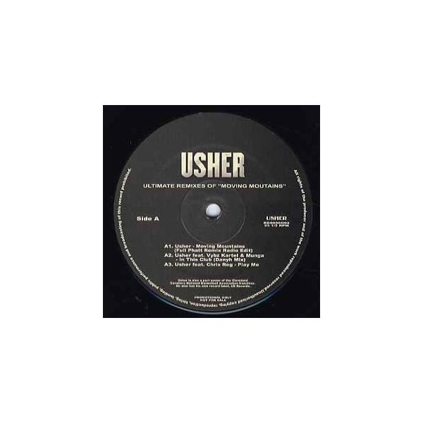 製造国 : JAPAN　　リリース年 : 2008　　レーベル : ULTIMATE REMIXES　　品番 : RB0808002　　　　Usherのメロウムードなオリジナルをガラッと変えた"Moving Mountain"、Llloyd...