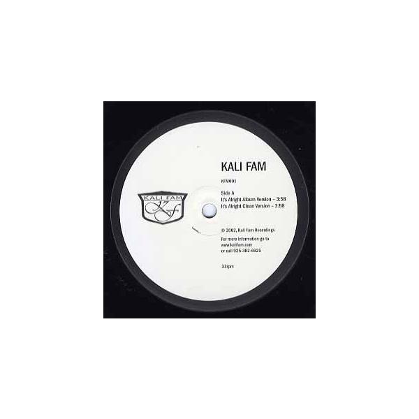 製造国 : US　　リリース年 : 2002　　レーベル : KALI FAM　　品番 : KFM001　　　　'02リリース作!! US Promo Only盤が久々にデッドストック入荷!! カリフォルニアの5人組「Kali Fam」の名...