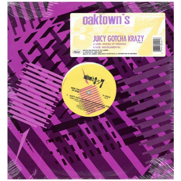 製造国 : US　　レーベル : Capitol Records　　品番 : V-15510　　　　シールド・未開封です。みんな大好きM.C. Hammerのバックシンガー、OAKTOWN'S 3-5-7によるリリース作。プロデュースにはM...