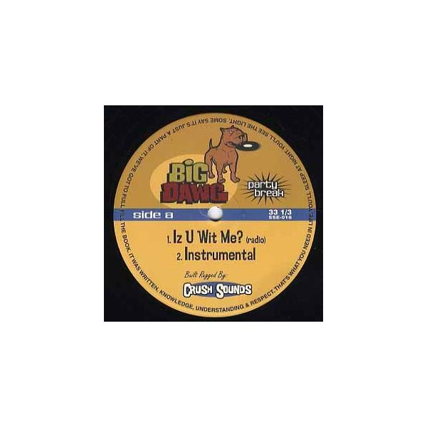 製造国 : US　　レーベル : BIG DAWG　　品番 : SSE-016　　　　90年代から現在まで活動するParty Tracks職人Crush Soundsの90年代に発表した激アゲParty Tracksがデッドストック入荷。B...