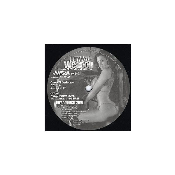 製造国 : US　　リリース年 : 2010　　レーベル : LETHAL WEAPON　　品番 : LTHL153　　　　DJ Mixシリーズ"Lethal Weapon"のJuly August 2010が入荷!! イントロ、アウトロ付...