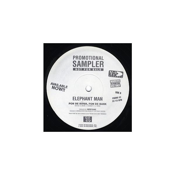 製造国 : US　　リリース年 : 2003　　レーベル : VP　　品番 : PROMO 92　　　　'03リリース!! デッドストック再入荷！"Reggae Gold 2003"にも収録され、'03に大ヒットしたElephant Man...