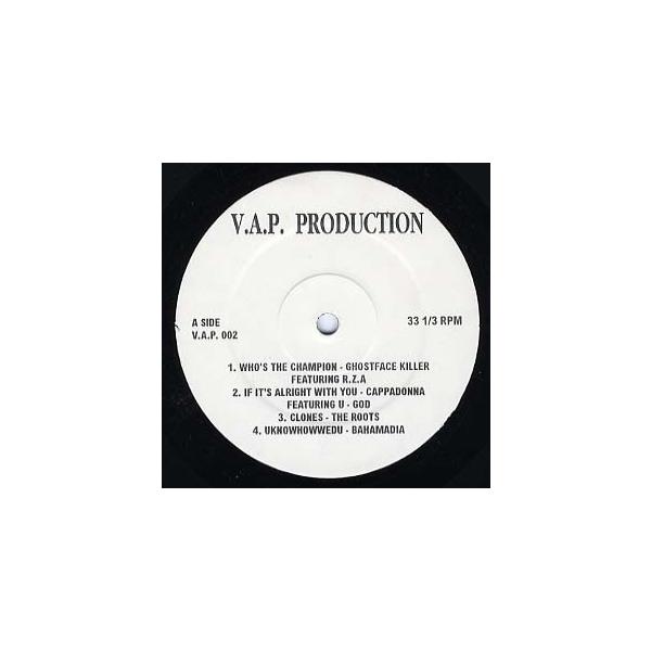 製造国 : US　　リリース年 : 1996　　レーベル : V.A.P. Production　　品番 : VAP002　　　　未使用・デッドストックですが保管の際についたスレやキズあります。 90年代のリリースされたコンピV.A.P. ...