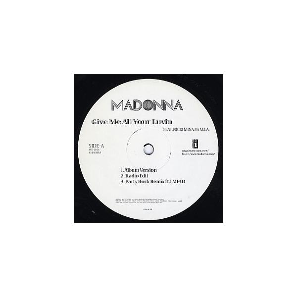 製造国 : US　　リリース年 : 2012　　レーベル : WHITE　　品番 : MD-2164　　　　再入荷！Madonna2012年産!! 激激激ヒット作!! 記念すべき20作目のスタジオアルバム「MDNA」からの話題の1stシング...