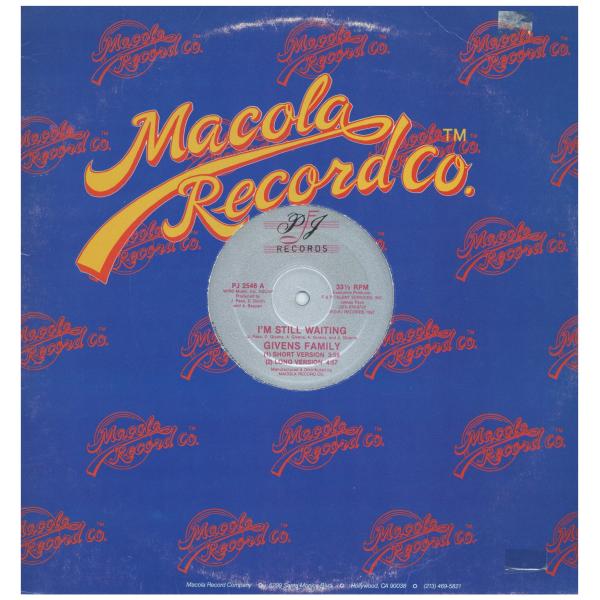 製造国 : US　　リリース年 : 1987　　レーベル : PJ Records　　品番 : PJ 2546　　　　Macola Recordsカンパニースリーブ。スリ傷有るがプレイＯＫ。フィラデルフィア出身のゴスペルグループが'85にS...