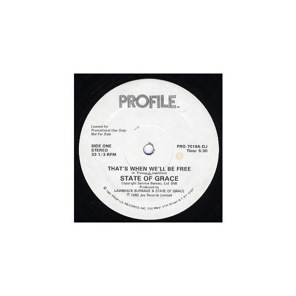 製造国 : US　　リリース年 : 1982　　レーベル : Profile Records　　品番 : PRO-7018-DJ　　　　男性2人と女性一人による混声トリオによる'82の2ndシングル!!!製作はLawrence Burrag...