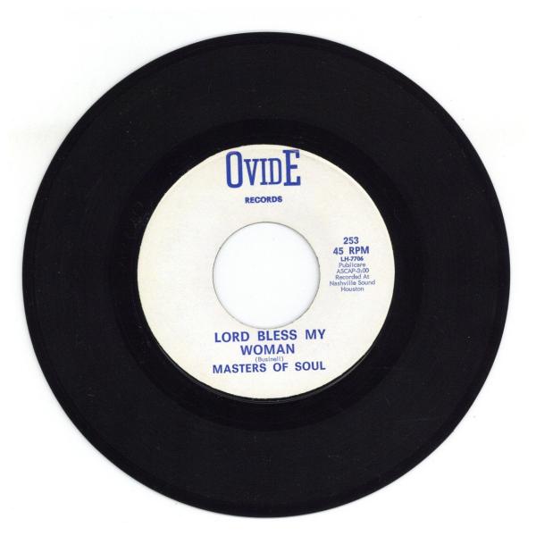 製造国 : US　　レーベル : Ovide　　品番 : 253　　　　Eddie Webb, Fred Kibble, Harold Hopkins等によって結成された南部インディソウルバンドが'71にリリースしたシングル。熱いブラスに乗...