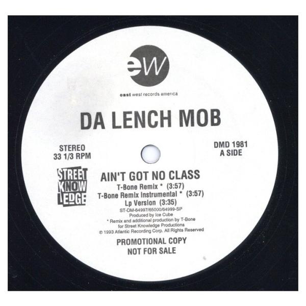 製造国 : US　　リリース年 : 1993　　レーベル : EAST WEST　　品番 : DMD 1981　　　　'93のPro Ice Cubeによる1曲。b/wのRemixは、Pro BeatnutsでJazzyでカッコ良いTrac...