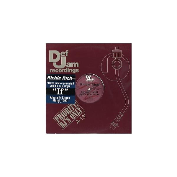 製造国 : US　　リリース年 : 1998　　レーベル : Def Jam　　品番 : DEF 302-1　　　　ラベルに両面マジックで書込み有。'98にDef Jamからシングルリリースされた人気盤!!!アルバムとしてはマイナー落ち後'...