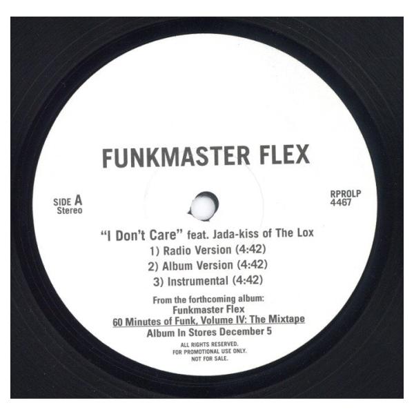 製造国 : US　　リリース年 : 2000　　レーベル : Loud Records　　品番 : RPROLP 4467　　　　Funkmaster Flex監修で2000年にリリースされたアルバム"60 Minutes Of Funk ...