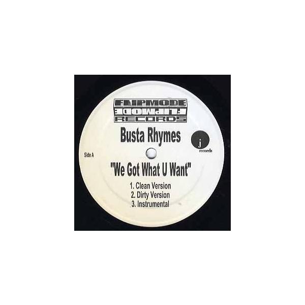 製造国 : US　　リリース年 : 2001　　レーベル : J RECORDS WHITE　　品番 : V10BUSTA　　　　'01 US Org Promo 12"!! アルバム"Genesis"からのカット!! J-Recordsな...