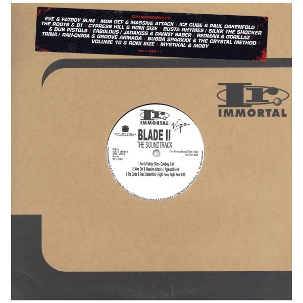 製造国 : US　　リリース年 : 2002　　レーベル : Immortal Records　　品番 : 7087 6 16823 1 1 / SPRO-16823　　　　ジャケステッカー有。Wesley Snipes主演の人気映画シリー...