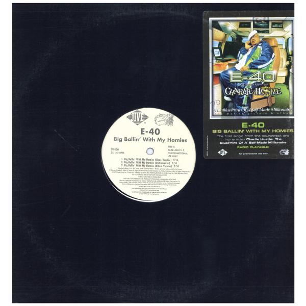 製造国 : US　　リリース年 : 1999　　レーベル : JIVE　　品番 : JDAB-42615-1　　　　ジャケステッカー有。Bayの重鎮E-40が'99にリリースした人気アルバム"Charlie Hustle-Blueprint...