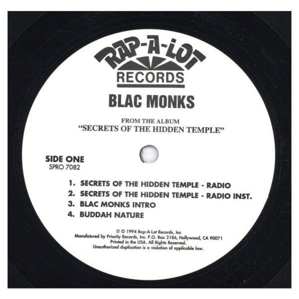 製造国 : US　　リリース年 : 1994　　レーベル : Rap-A-Lot Records / Priority Records　　品番 : SPRO 7082　　　　Rap-A-Lotレーベルスリーブ。3-2が在籍したHouston...